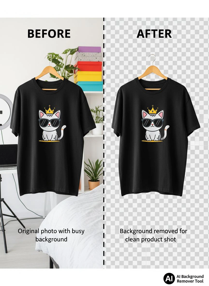AI Background Removal Tool for Influencer Merch Photos How-To Guide ...