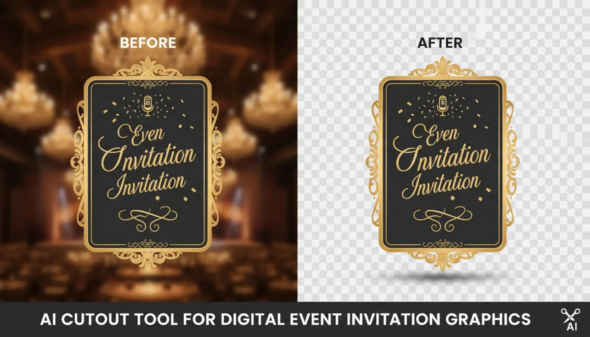 AI Cutout Tool for Digital Event Invitation Graphics How to Choose Best ...