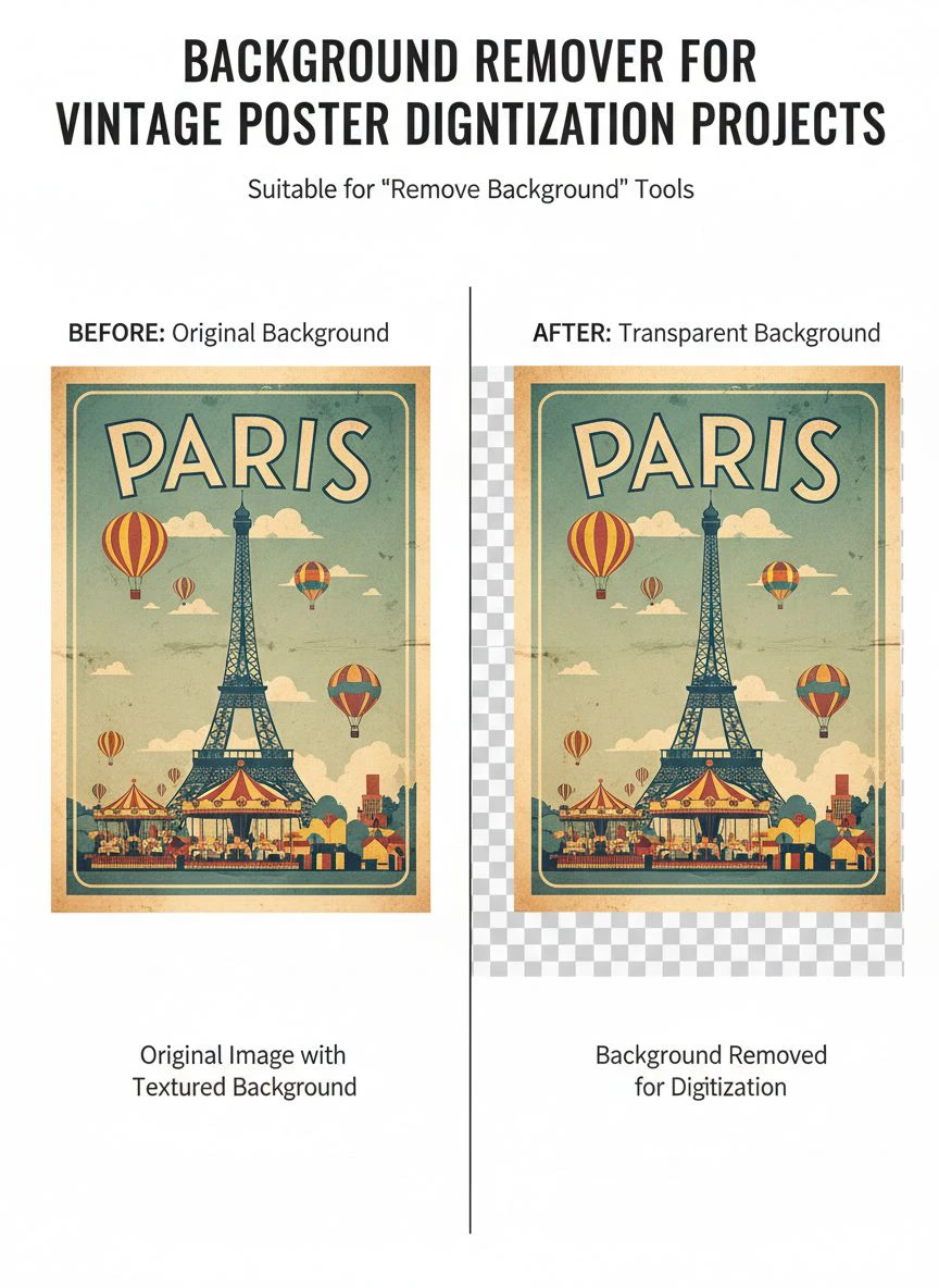 Background Remover for Vintage Poster Digitization Projects How-To ...