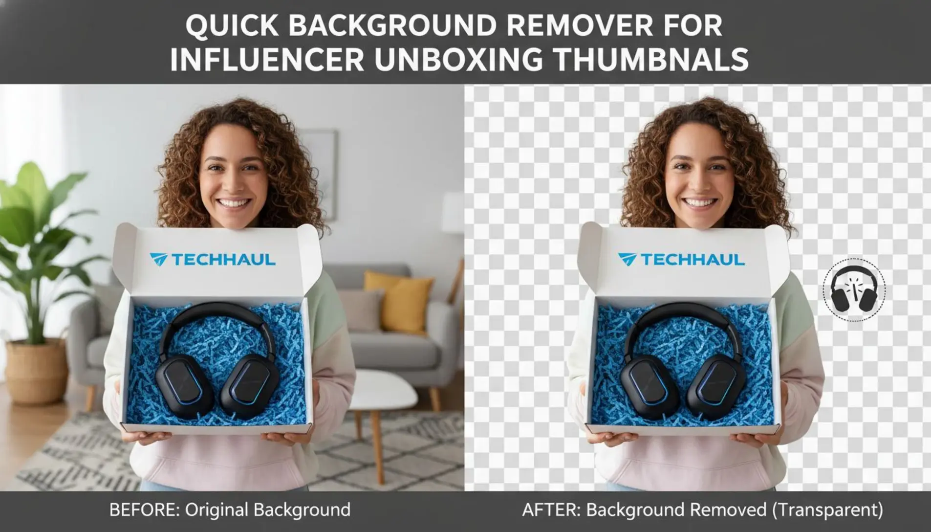 Quick Background Remover for Influencer Unboxing Thumbnails How-To ...