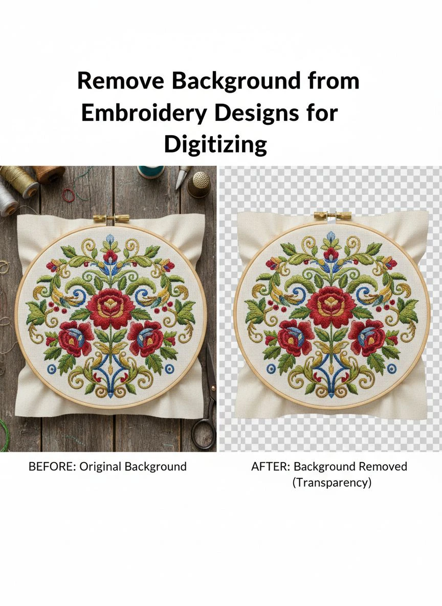 Remove Background from Embroidery Designs for Digitizing: How to Do It ...