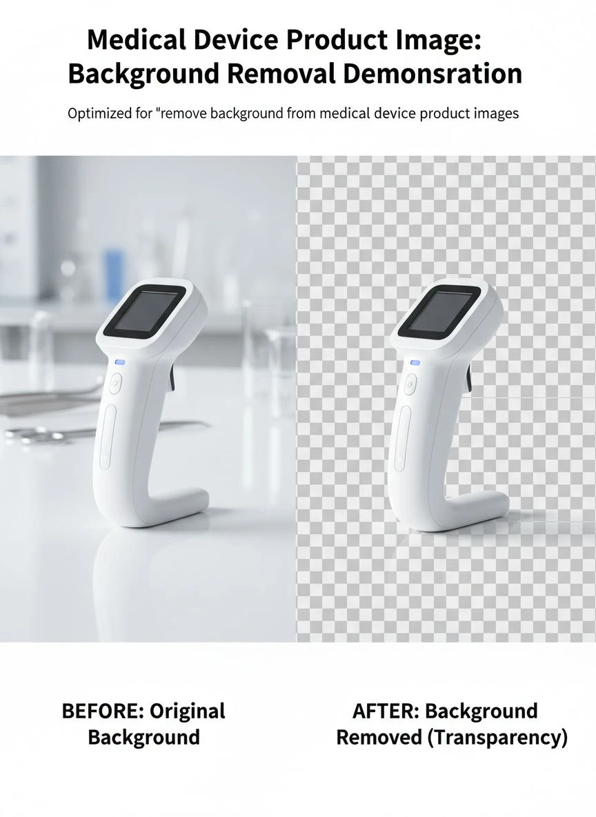 Remove Background from Medical Device Product Images Fast Using AI ...