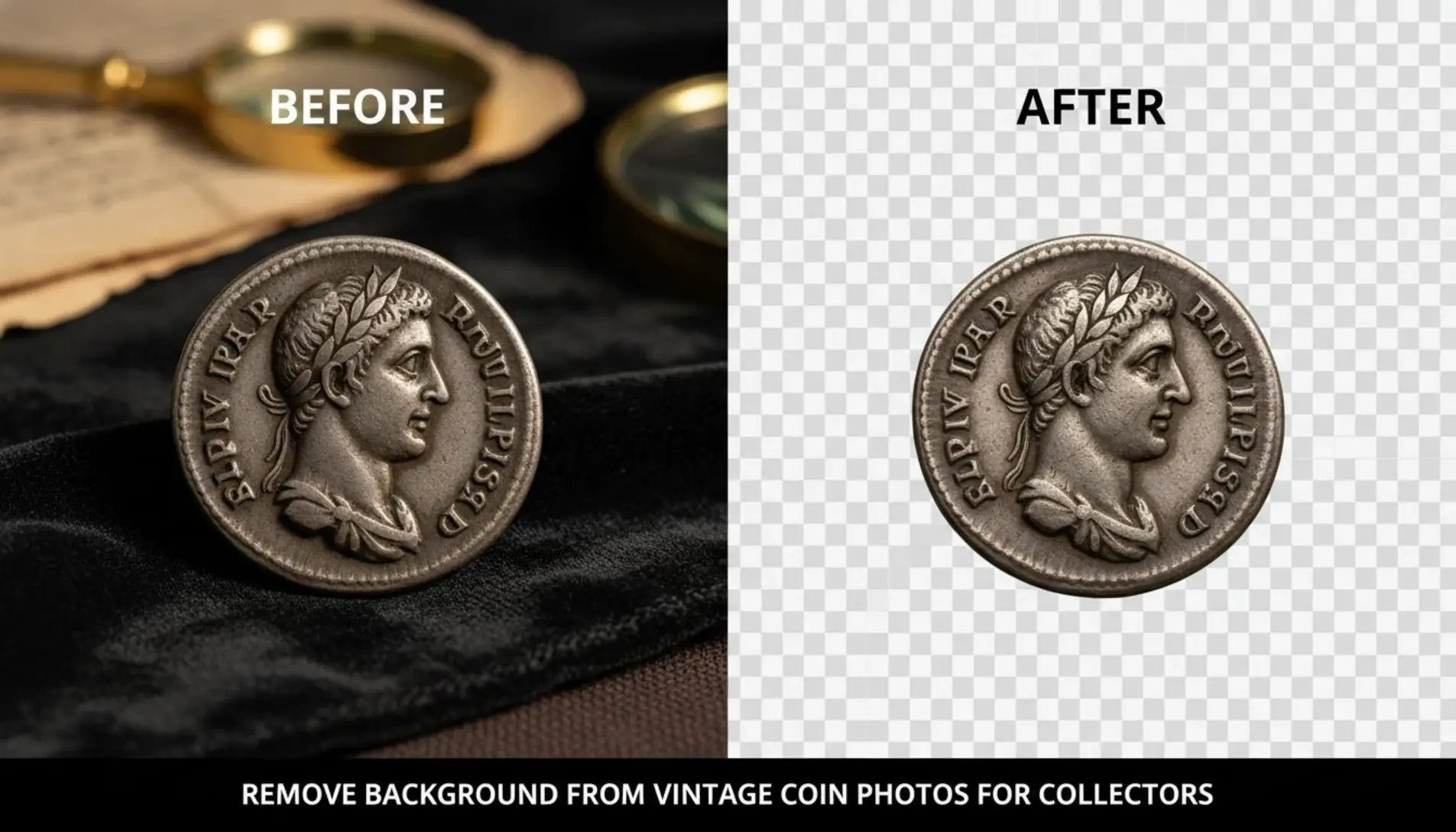 Remove Background from Vintage Coin Photos for Collectors Easily ...