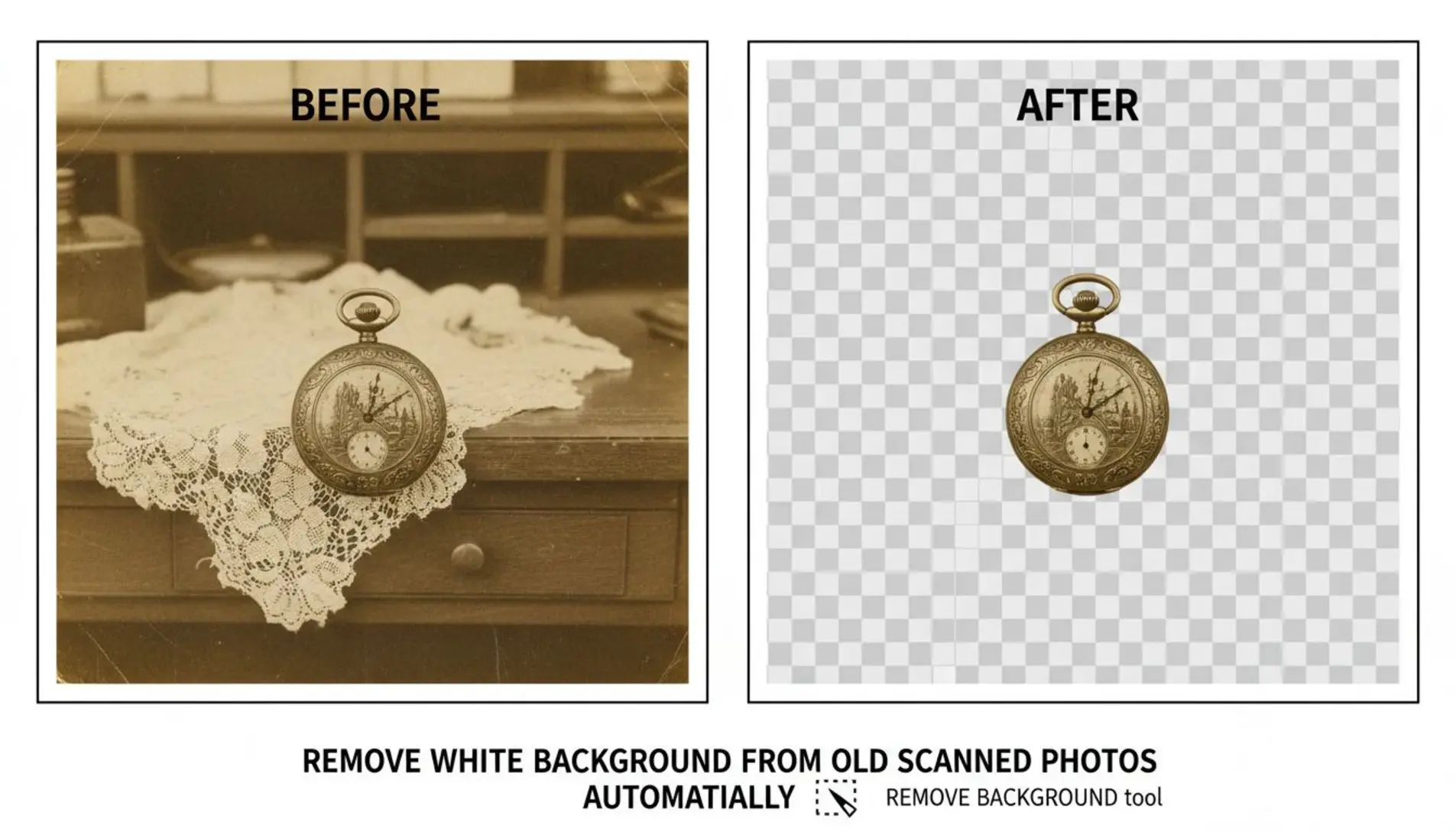 Remove White Background from Old Scanned Photos Automatically with AI ...